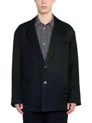 SSSTEIN Single-breasted Twill Jacket - Black