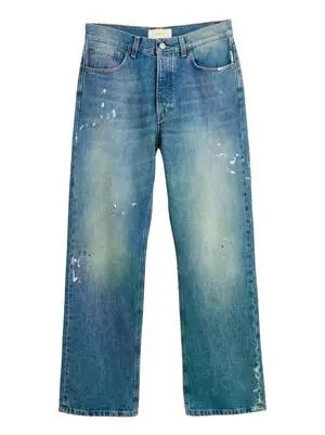 JEANERICA Vega Paint-splatter Jeans - Blue