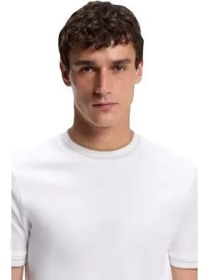 BOSS Slim-fit Cotton T-shirt With Crew Neck - White