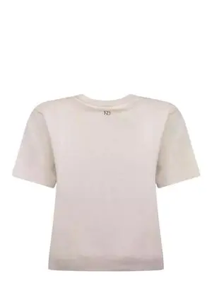 Max Mara Jersey Crew Neck T-shirt - Neutrals