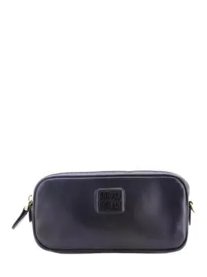 Miu Miu Softy Leather Small Belt Bag - Black