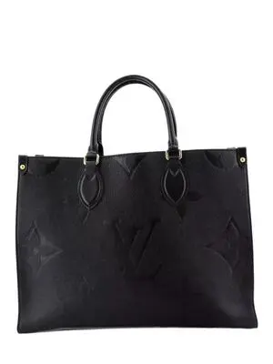 LOUIS VUITTON Monogram Empreinte Giant Onthego Mm Tote Bag - Black