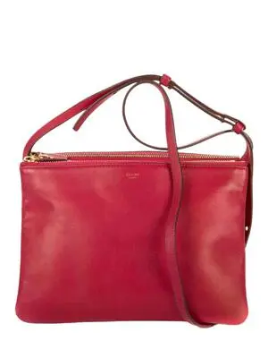 Celine Trio Cross Body Bag - Red