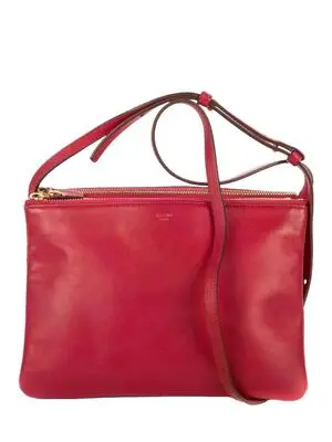 Celine Trio Cross Body Bag - Red