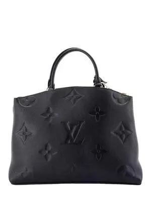 LOUIS VUITTON Grand Palais Handbag Monogram Empreinte Giant Shoulder Bag - Black