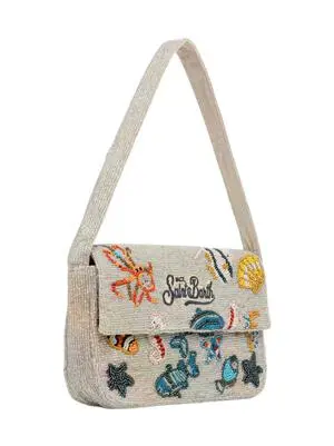 MC2 SAINT BARTH Embellished Shoulder Bag - Silver