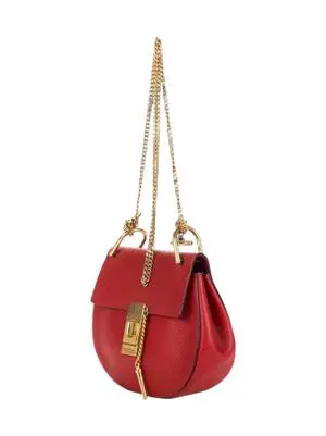 Chloé Mini Drew Cross Body Bag - Red