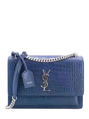 Saint Laurent Saint Laurent Medium Sunset Bag Blue