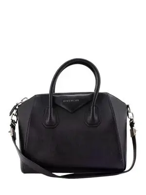 Givenchy Givenchy Antigona Small Leather Satchel Black
