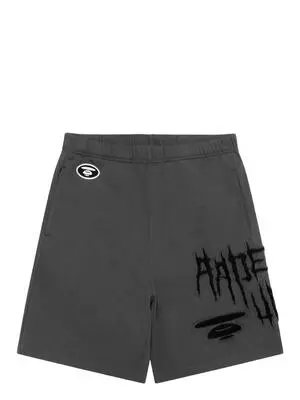 AAPE BY *A BATHING APE Embroidered Logo Shorts - Grey
