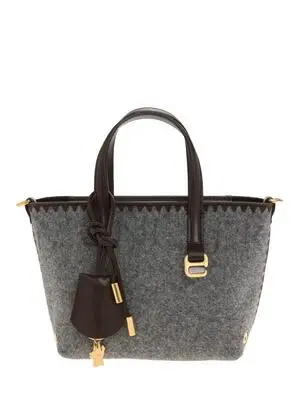 Moncler Very Micro Felt Tote Bag - Grey