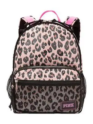 Pink Sequin Canvas Backpack - Print