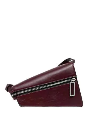 Sisley Zip Detail Crossbody Bag - Red