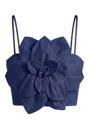 Yumi Kim Sahara Linen Top - Blue