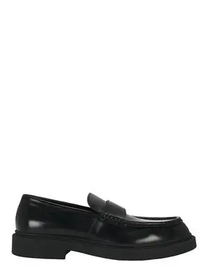 JIL SANDER Leather Loafers - Black