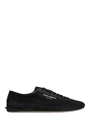 Dolce & Gabbana Calfskin Gimondi Plus Sneakers - Black