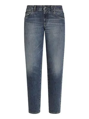 Dolce & Gabbana Denim Trousers - Multicolor