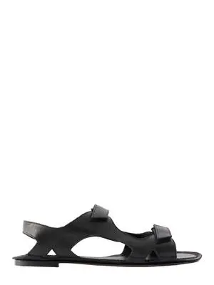 JAMIE HALLER The Walking Leather Sandals - Black