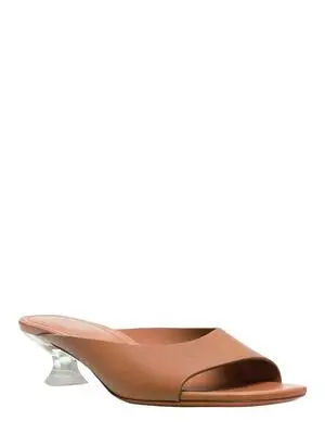 TOD'S Leather Mule Sandals - Brown