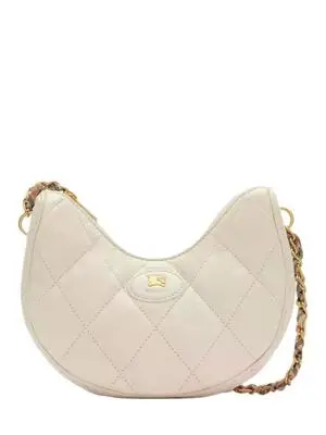 Burberry Quilted Leather Horseshoe Chain Bag - Neutrals