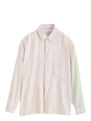 A KIND OF GUISE Gusto Striped Flannel Shirt - Neutrals