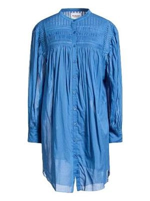 MARANT ETOILE Cotton Mini Dress - Azure
