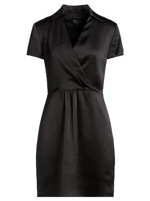 Armani Exchange Satin Mini Dress - Black