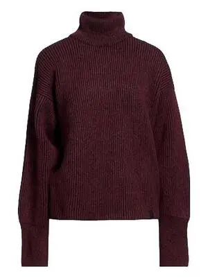 Maison Kitsuné Wool Turtleneck Knit - Red