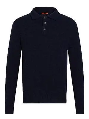 Barena Venezia Wool And Polyamide Bouclé Sweater - Blue