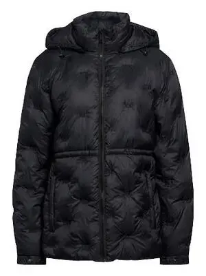 Iceberg Puffer Jacket With Detachable Hood - Black