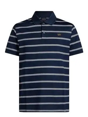 Paul & Shark Polo Shirt Size Cotton - Navy