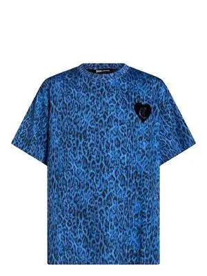 Just Cavalli T-shirt Size Cotton - Blue
