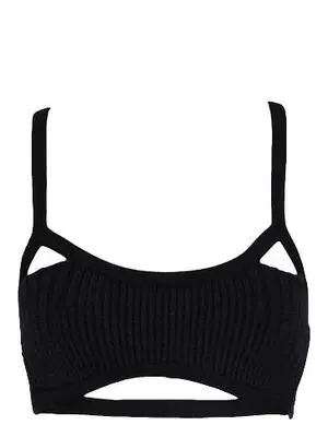 JACQUEMUS JACQUEMUS Ribbed-Knit Crop Top