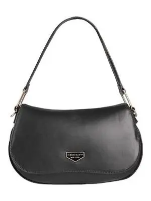 MARC ELLIS Leather Flap Bag - Black