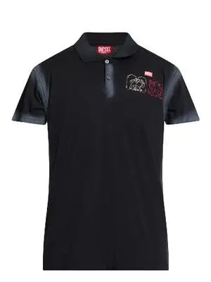 DIESEL® Polo Shirt Size Cotton - Black