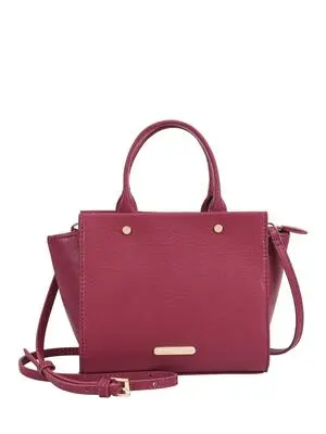 PAUL COSTELLOE Drini Leather Crossbody Bag - Red