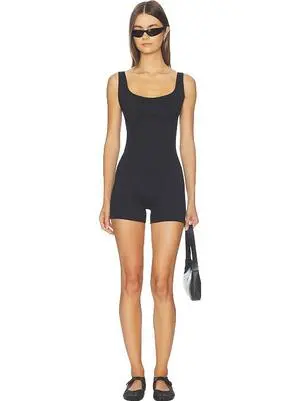 NIKESKIMS Matte Corset One Piece - Obsidian