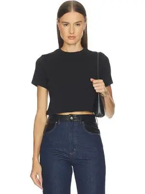 FAVORITE DAUGHTER The Laura Crop Top - Black