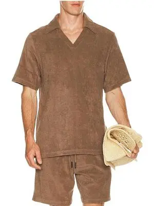 Oas Serif Polo - Brown