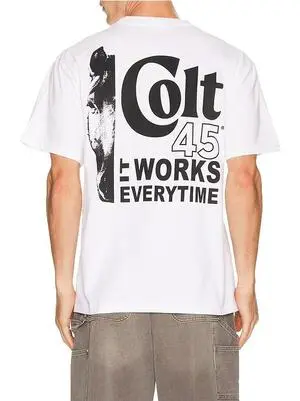 PHILCOS Colt 45 Works Every Time Tee - White
