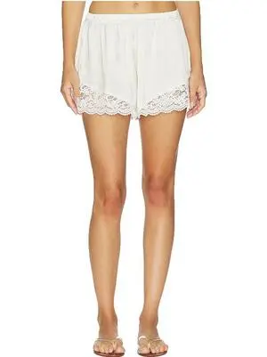 Free People X Intimately Fp Meet Me In The Middle Tap Short - Eggshell Combo