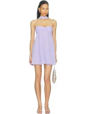 SEROYA Lily Mini Dress - Lilac Bloom