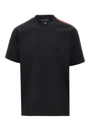 Y3 Gradient Tripe Overized T-hirt - Black
