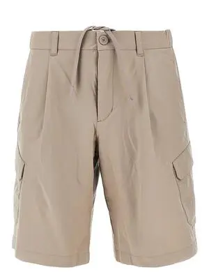 Herno Nylon Dive Cargo Shorts - Beige