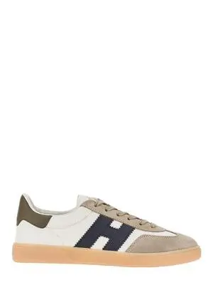 Hogan Hogan Leather And Suede Sneakers With Monogram Detail Multicolor