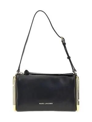 Marc Jacobs Marc Jacobs Small "Scene" Leather Shoulder Bag With Gold-Tone Hardware Black