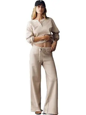 ALL TIME FAVORITE Cruiser Drawstring Sweatpants - Beige