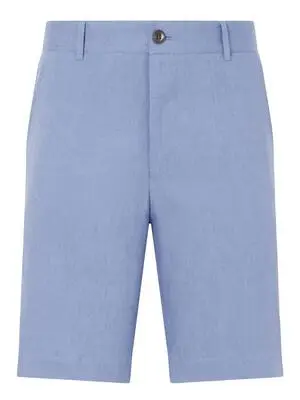 Paul Smith Linen Shorts - Blue