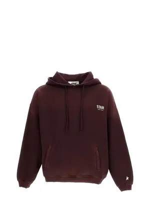 GOLDEN GOOSE Star Hoodie - Rosso
