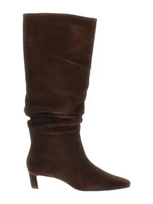 ALOHAS Kalila Suede Leather Knee-high Boots - Marrone